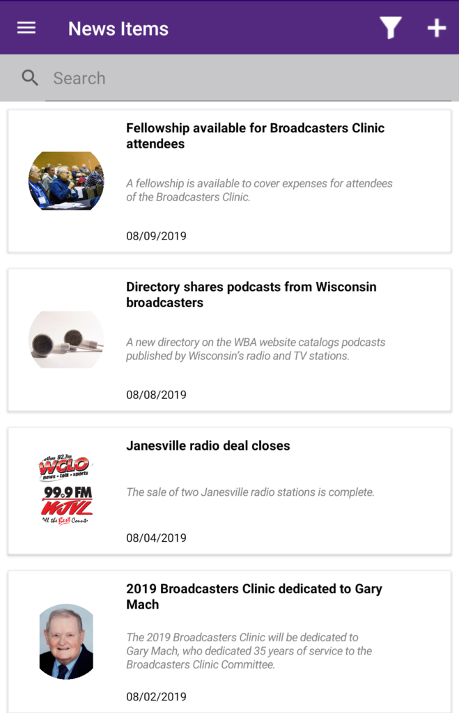 WBA moves to new member app - Wisconsin Broadcasters Association