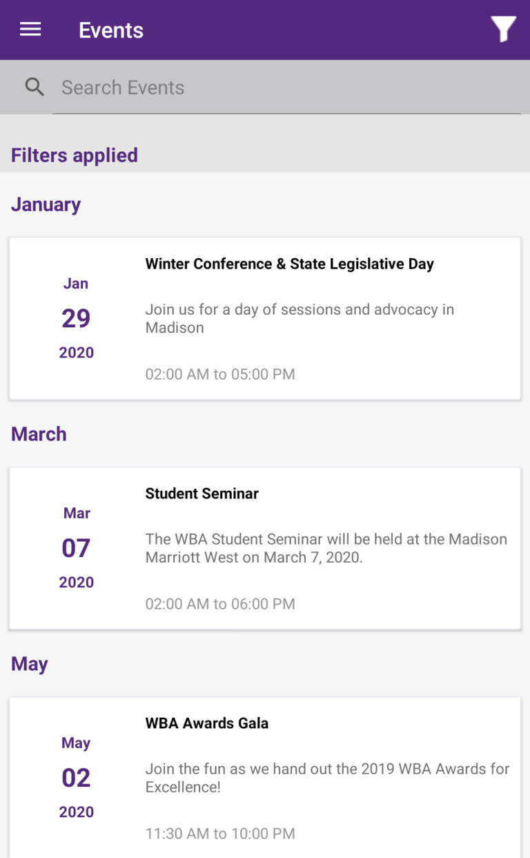 WBA moves to new member app - Wisconsin Broadcasters Association