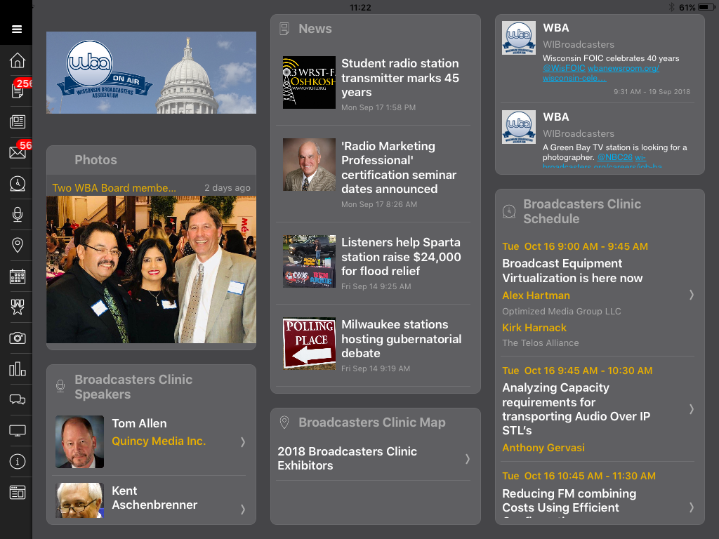 Get the WBA member app for Broadcasters Clinic - Wisconsin Broadcasters ...
