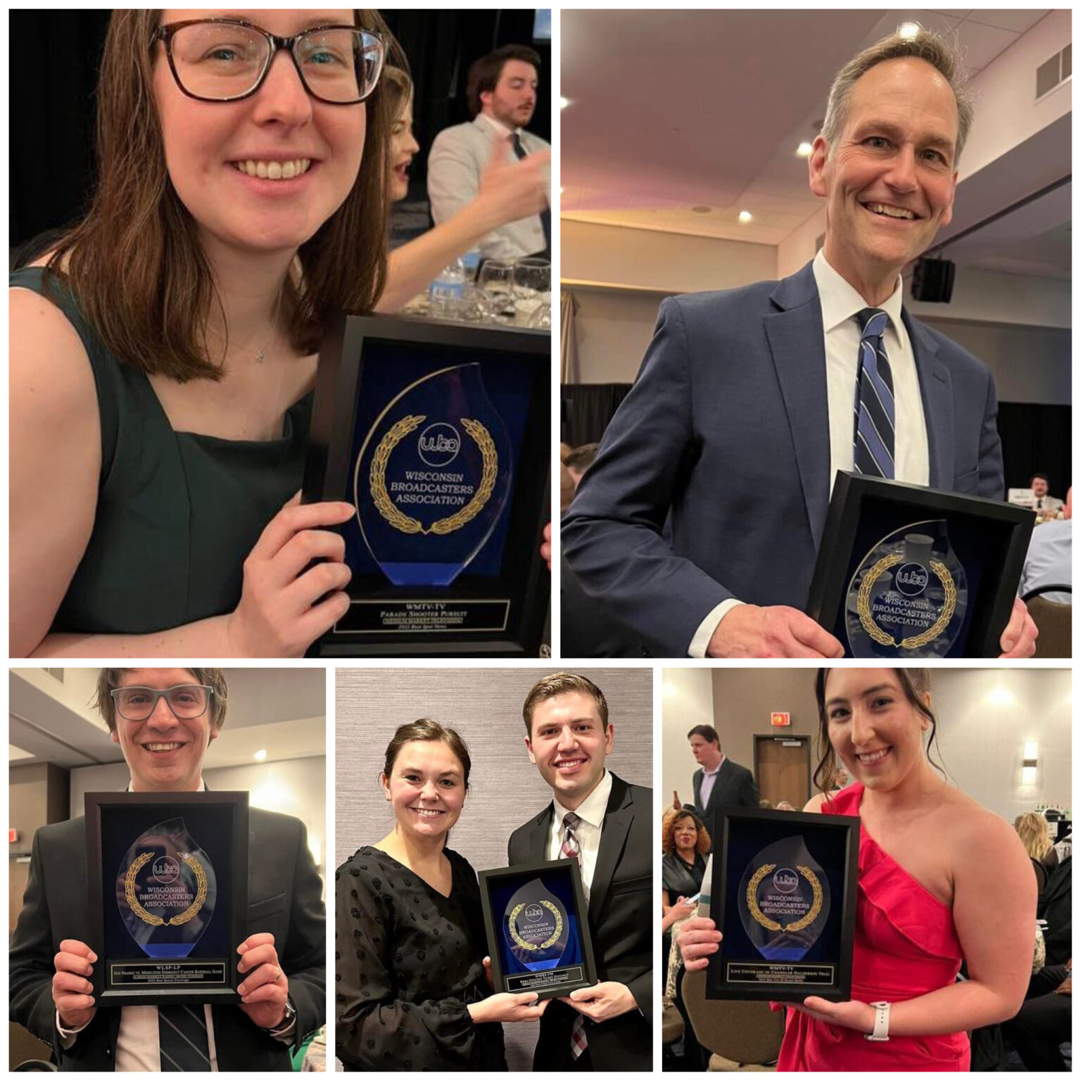 Stations, broadcasters honored at WBA Awards Gala - Wisconsin ...