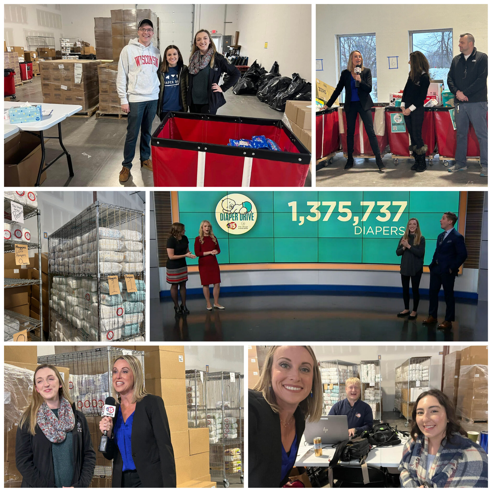 Station’s effort generates 1.3 million diapers - Wisconsin Broadcasters ...