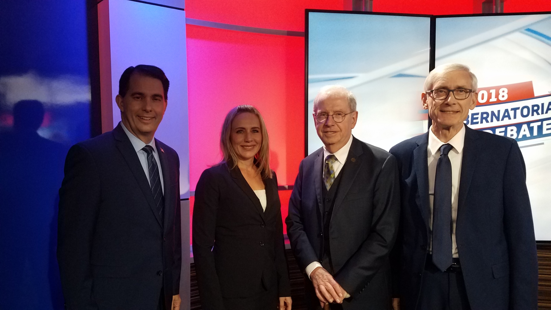 Wisconsin gubernatorial candidates appear in first televised debate ...